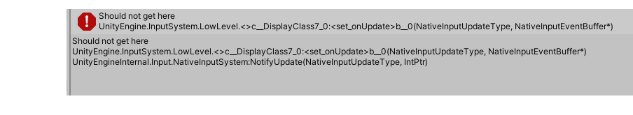 Should not get here - Unity Engine - Unity Discussions