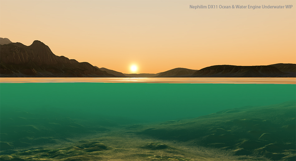 Nephilim DX11 Ocean Water Engine for AAA Ocean Rendering / Simulation ...