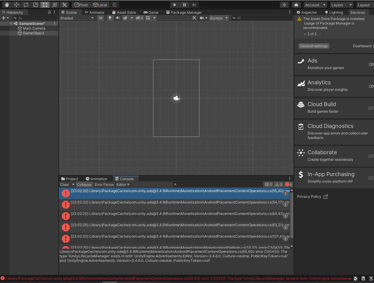 How To Fix Unity Advertisement Error Cs0433 Questions And Answers