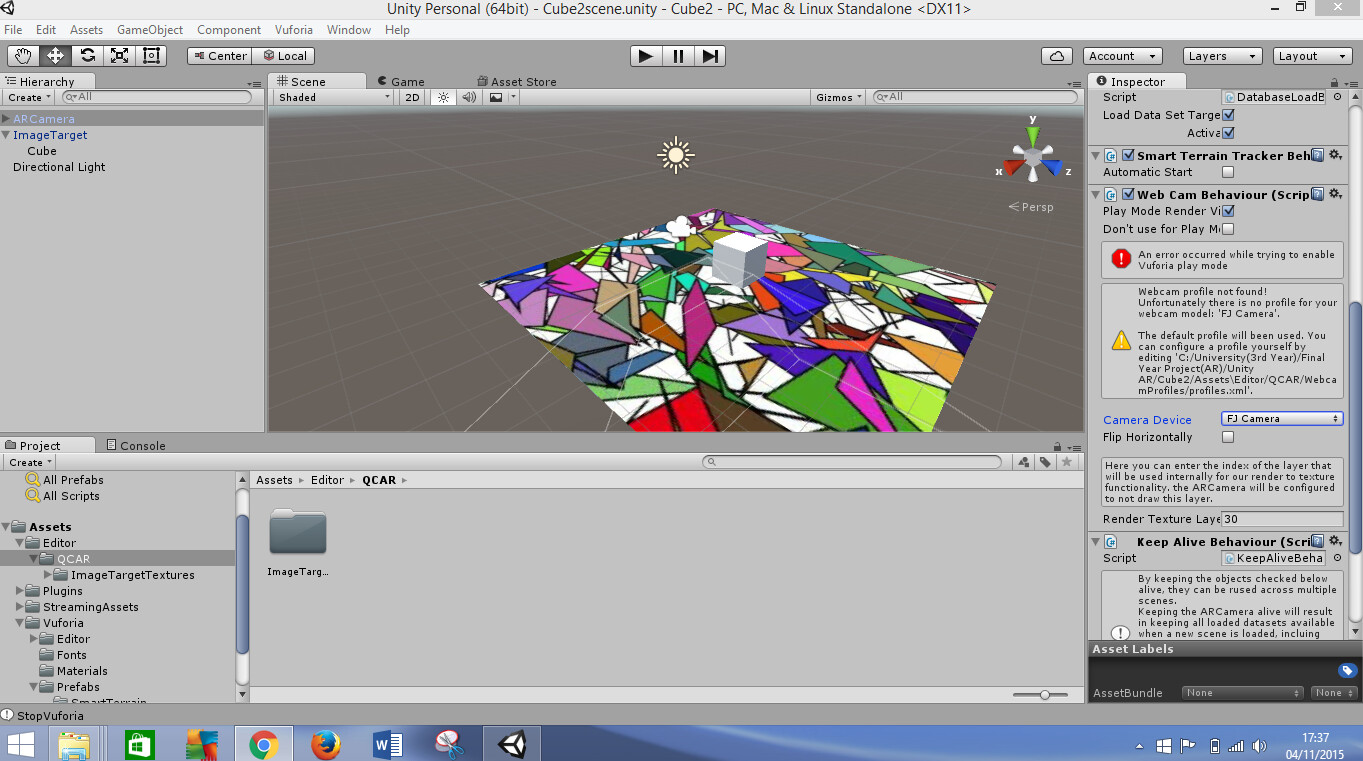 Vuforia/Unity webcam profiles folder missing on download!! - Unity Engine - Unity Discussions