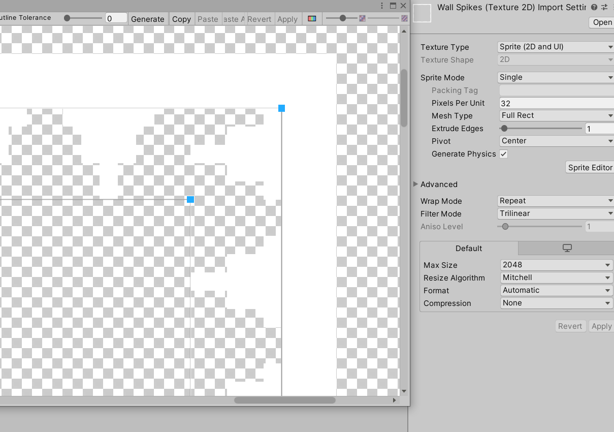 Tiled sprite with auto tiled 2D polygon problem - Questions & Answers - Unity Discussions