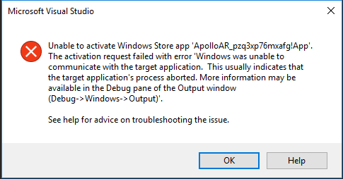 HoloLens Deploy Error VS2017 - Unity Engine - Unity Discussions