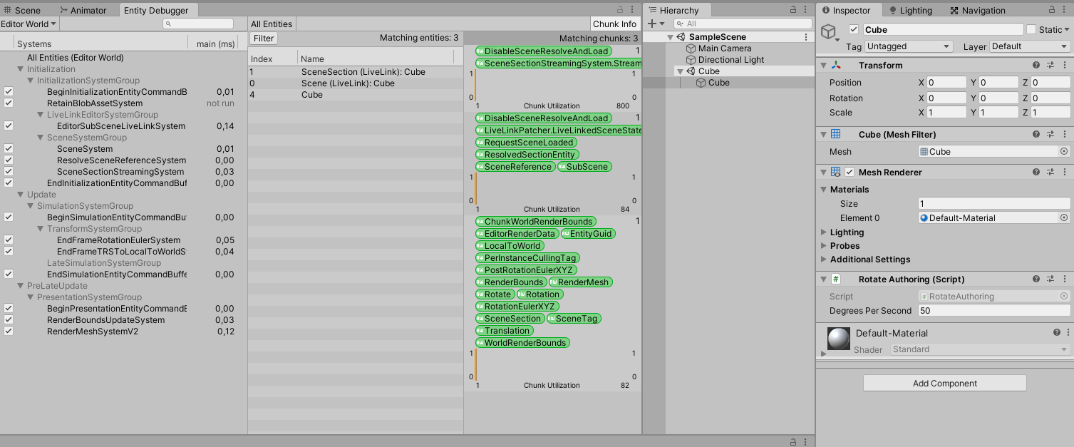 Rebuild Entity Cache gone? How to rebuild the entity Cache on SubScenes? - Unity Engine - Unity ...