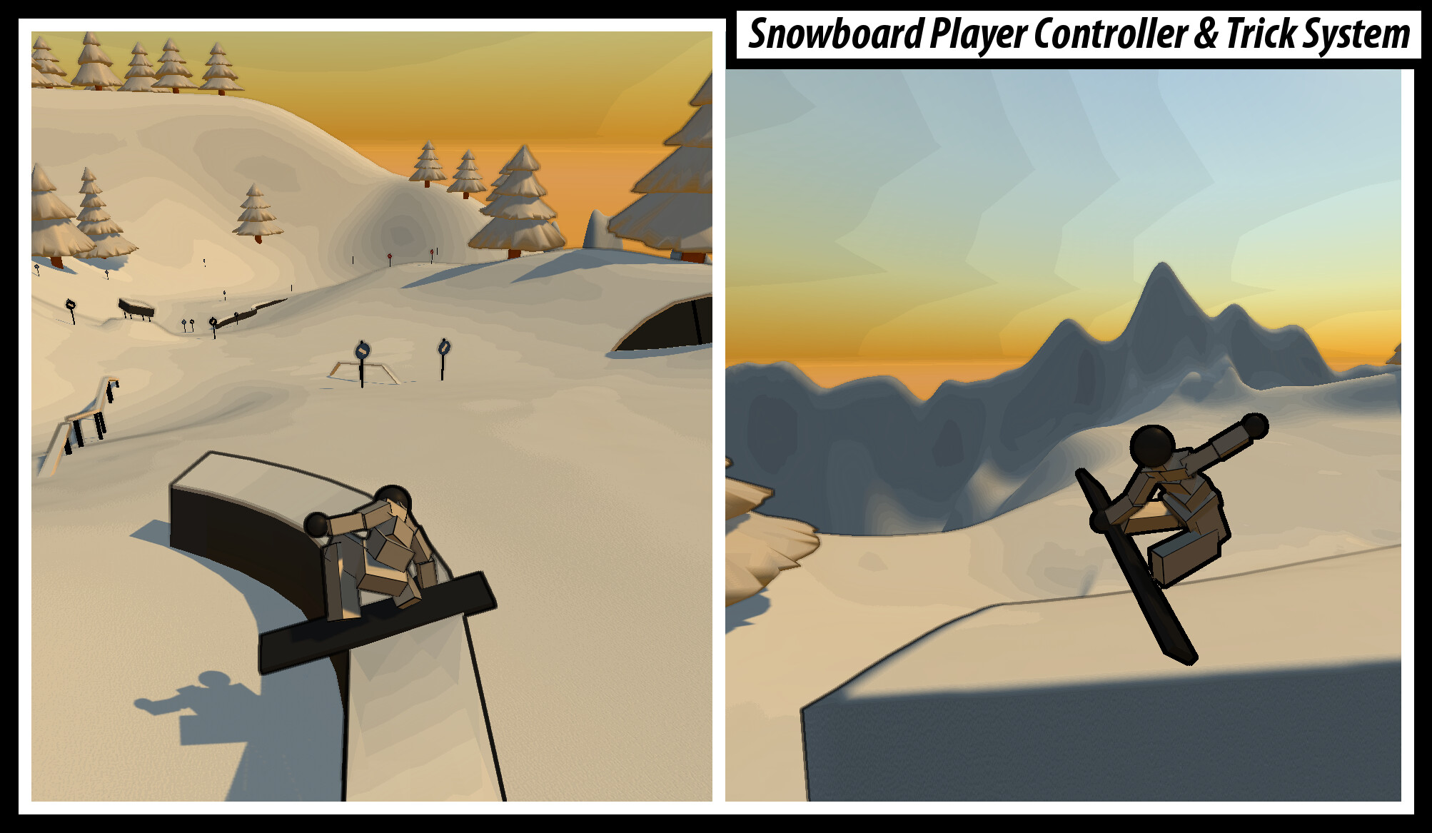 Snowboard Game Starter (Template) - Community Showcases - Unity Discussions