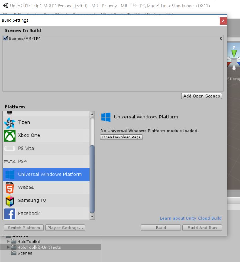 Where to download UnitySetup-Metro-Support-for-Editor-2017.2.0p1-MRTP4.exe - Unity Engine ...