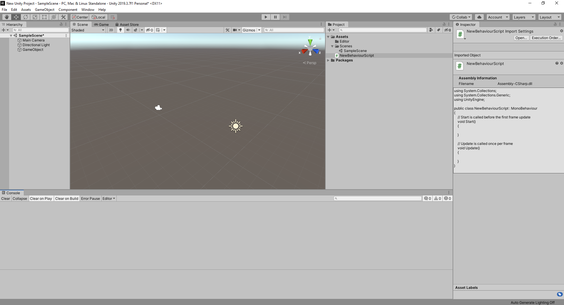Can't use target, GetComponent, transform, or other shortcuts. - Questions & Answers - Unity ...