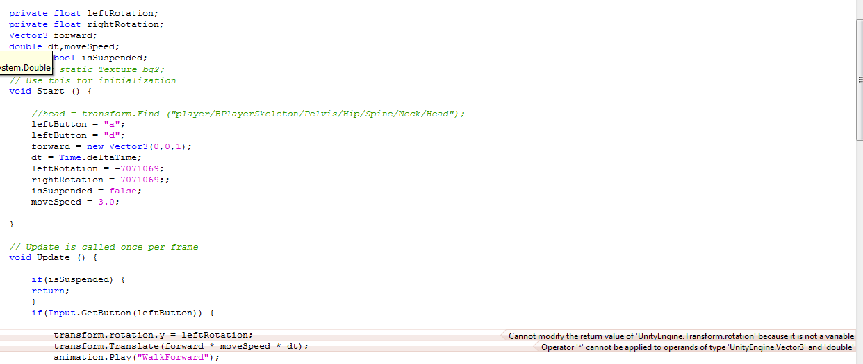 Getting Error While Using The Transform rotation ions Answers 
