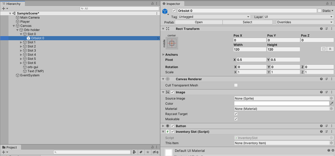 Total beginner here - Need advice on 2D camera placement, GUI/Inventory ...