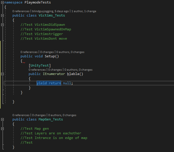 Unity Testing One [unitytest] Inside Another Impossible Unity