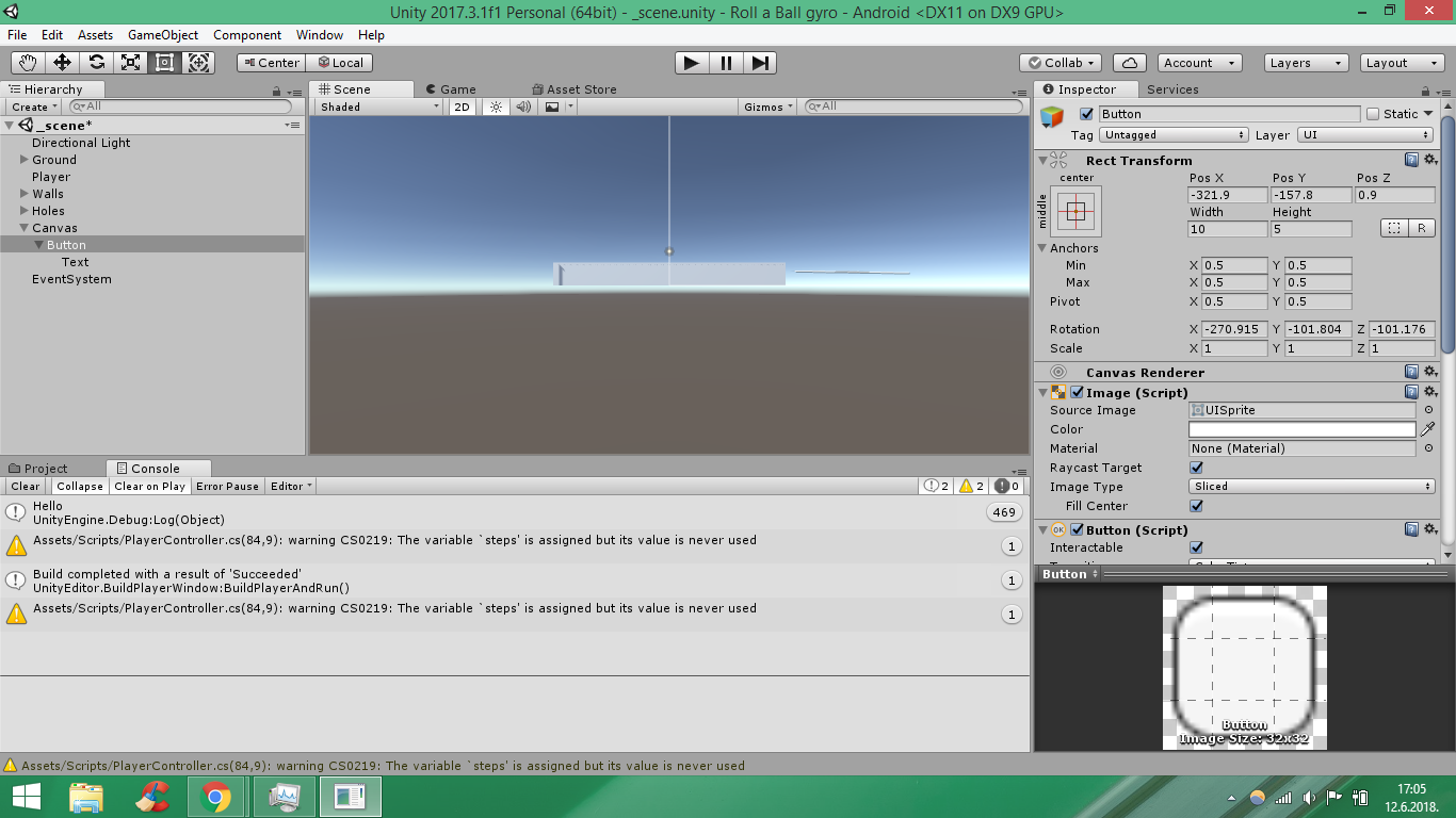 How to set button next to ground unity 3d - Unity Engine - Unity Discussions