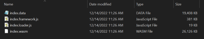 Unity 2021 Webgl Build Size Question Unity Engine Unity Discussions
