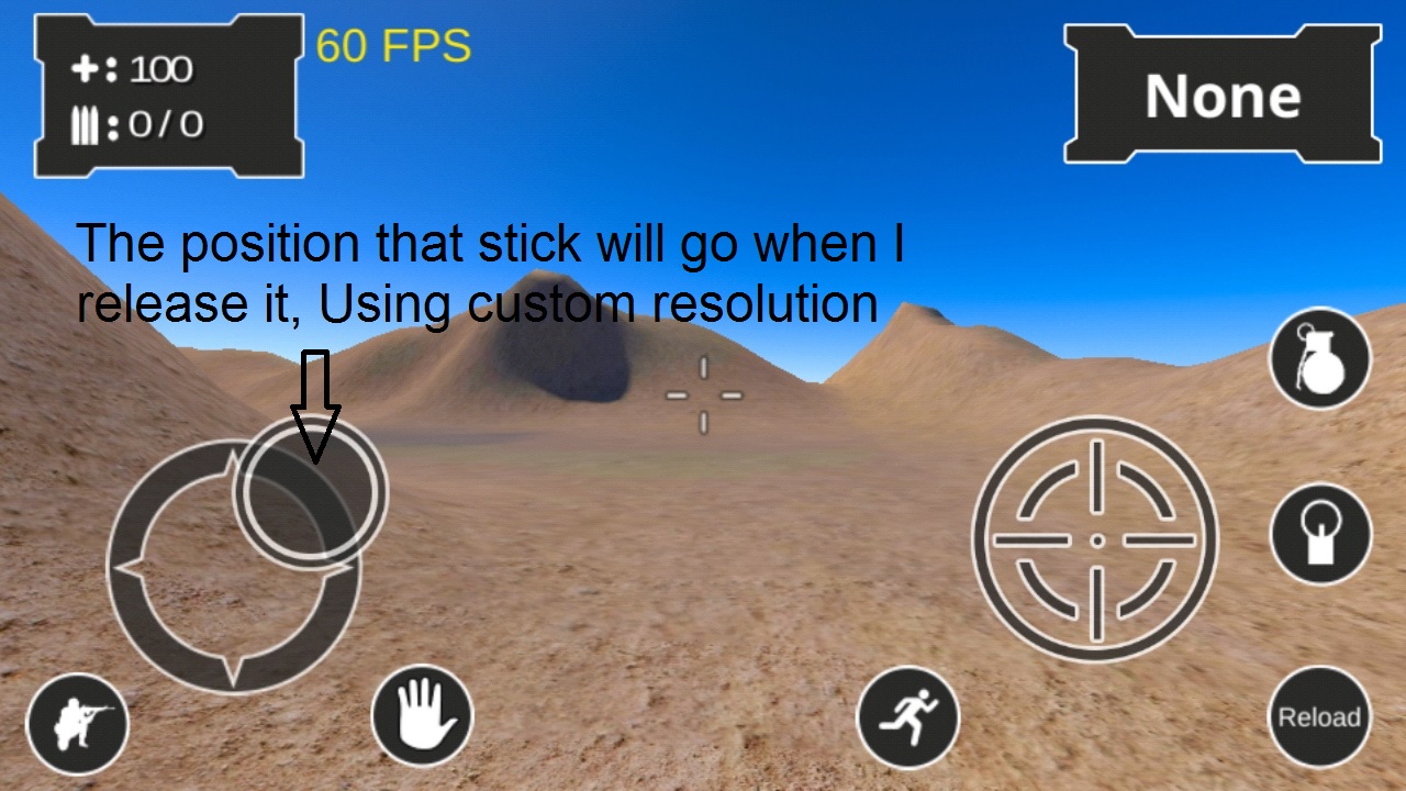 Standard Asset joystick has issues when using custom resolution - Questions & Answers - Unity ...