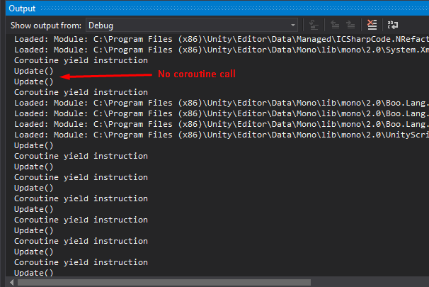 Coroutine Is Not Called Between Frames Questions And Answers Unity Discussions