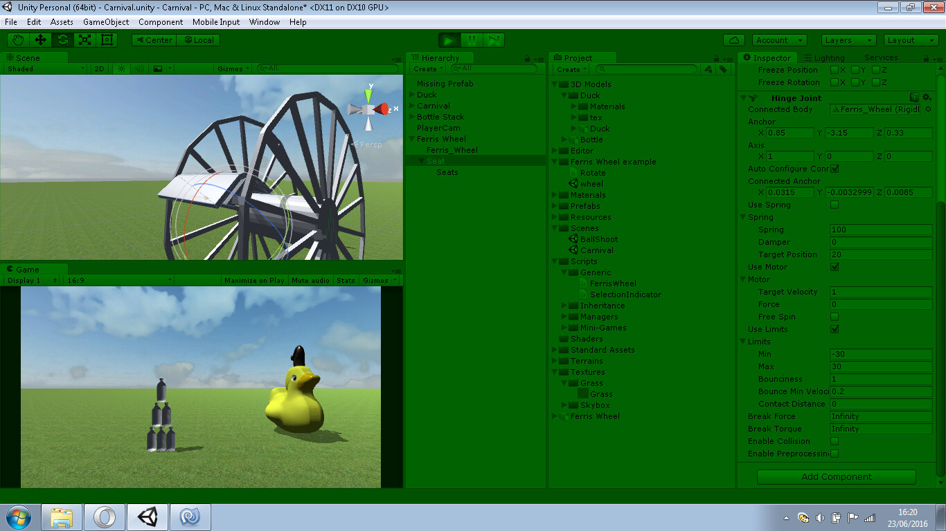 Ferris Wheel - Hinge Joint - Unity Engine - Unity Discussions