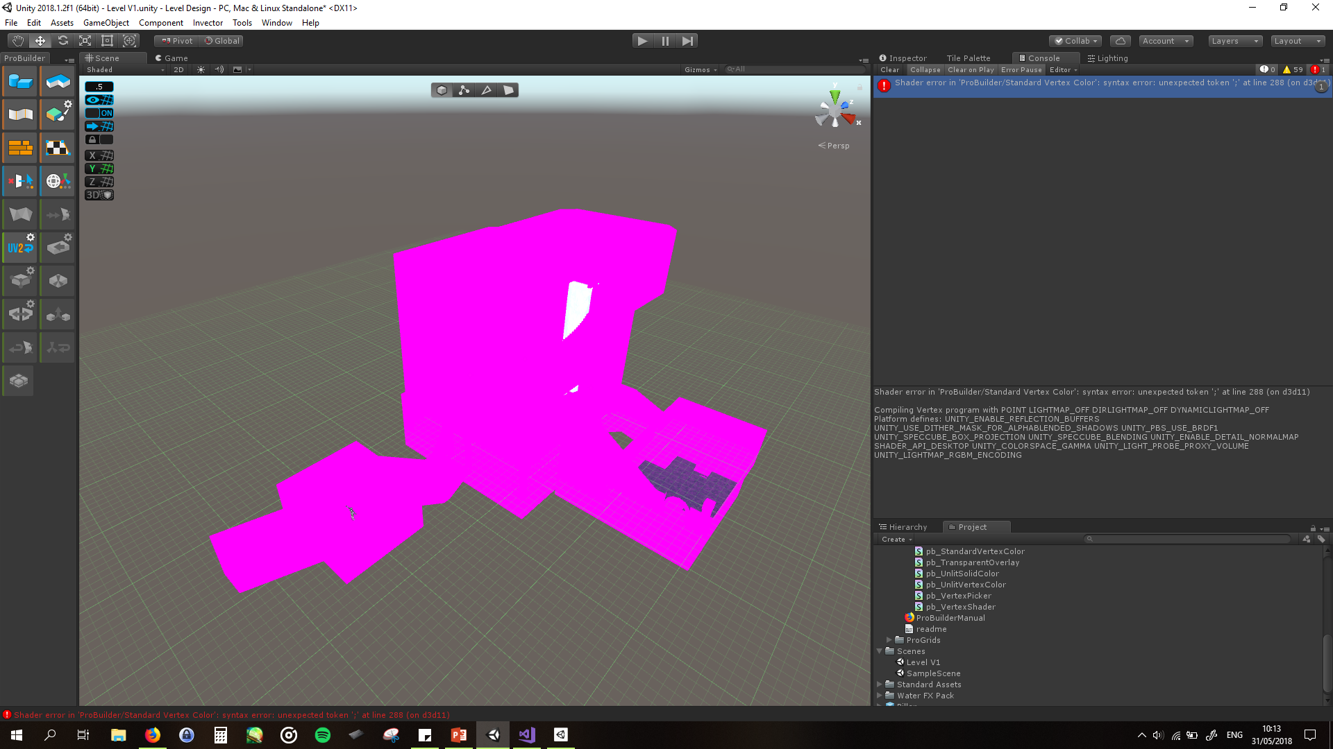 Probuilder bug: Unexpected Token with standard vertex colors - Unity Engine - Unity Discussions