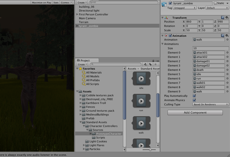 Using Animations for an Imported 3D Character Model - Unity Engine - Unity Discussions