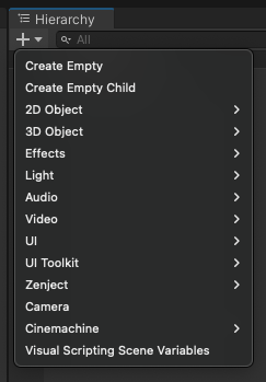 Add an opportunity to open "+" menu in Hierarchy and Project by shortcuts - Unity Engine - Unity ...