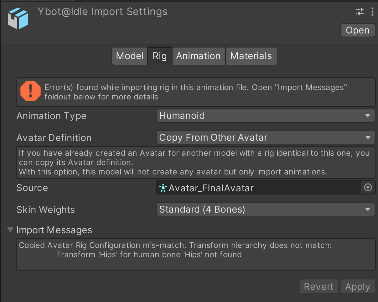 Mixamo animation not working for Unity - Questions & Answers - Unity Discussions