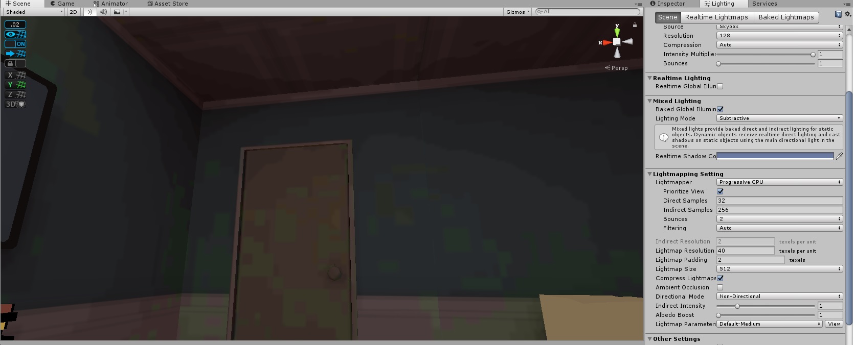 Baked lighting. Weird blotchy results no matter what I seem to do. - Unity Engine - Unity ...