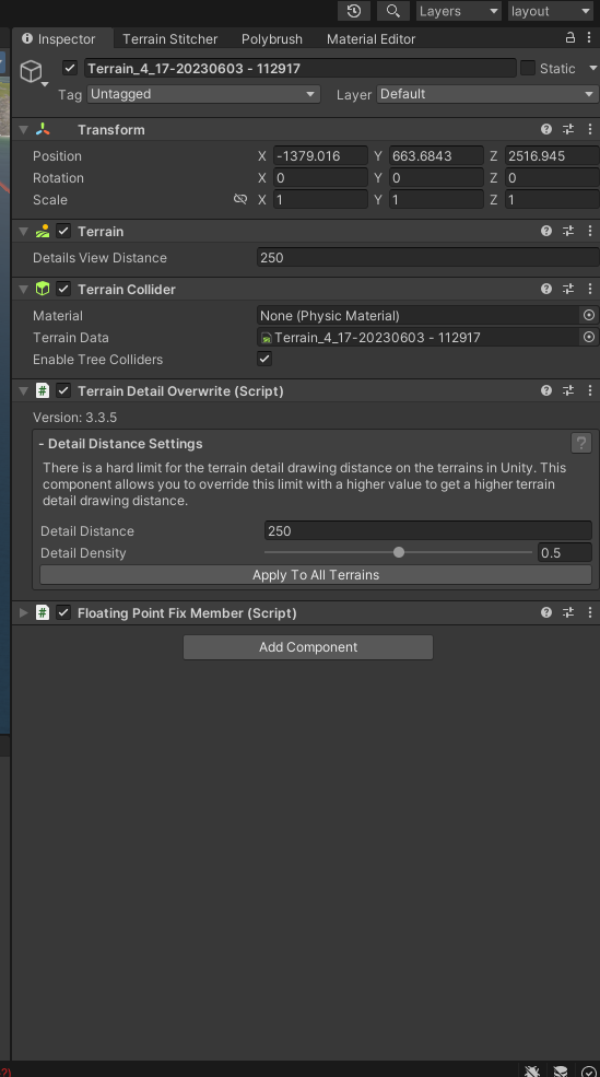 Terrain Tools tabs and settings gone - Unity Engine - Unity Discussions