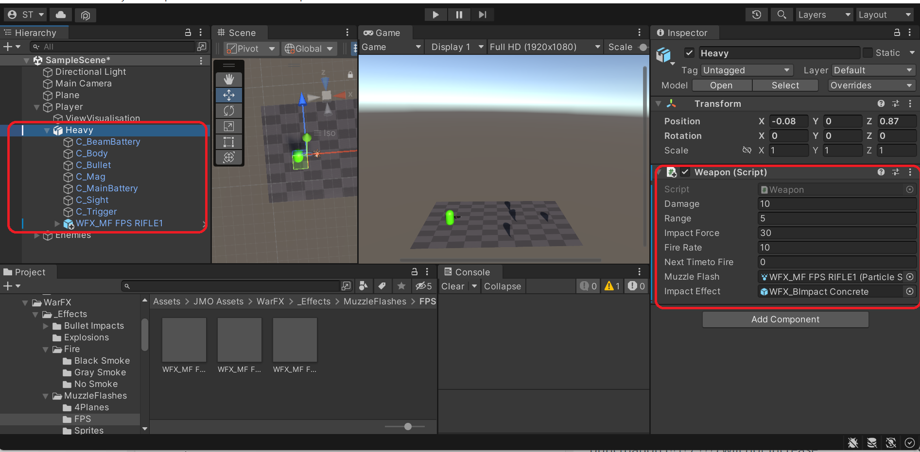 muzzle flash works without stopping? - Questions & Answers - Unity Discussions