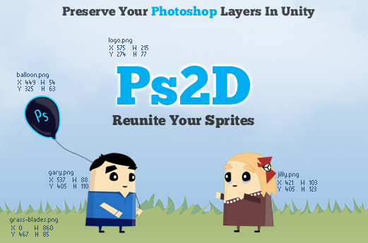 Ps2D : Photoshop Layers to Unity Sprites [RELEASED] - Community ...