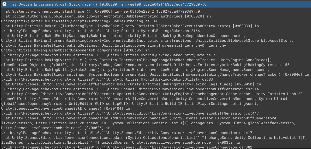 Double clicking error in console opens Debug.cs instead of actual ... Double clicking error in console opens Debug.cs instead of actual ...