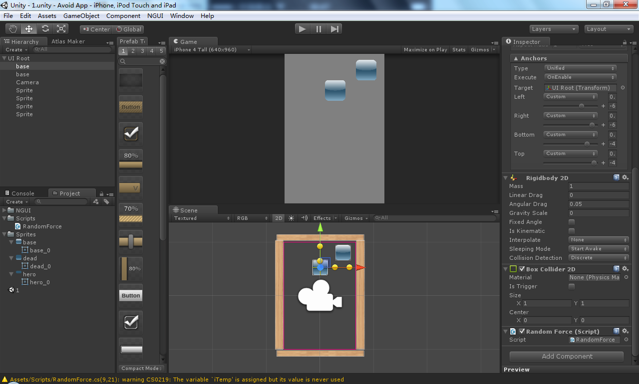 Ngui Why Can T Sprite A Collide Sprite B Unity Engine Unity Discussions