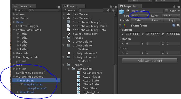 Get Particlesystem Shuriken To Play From Array Of Game Objects C 0548