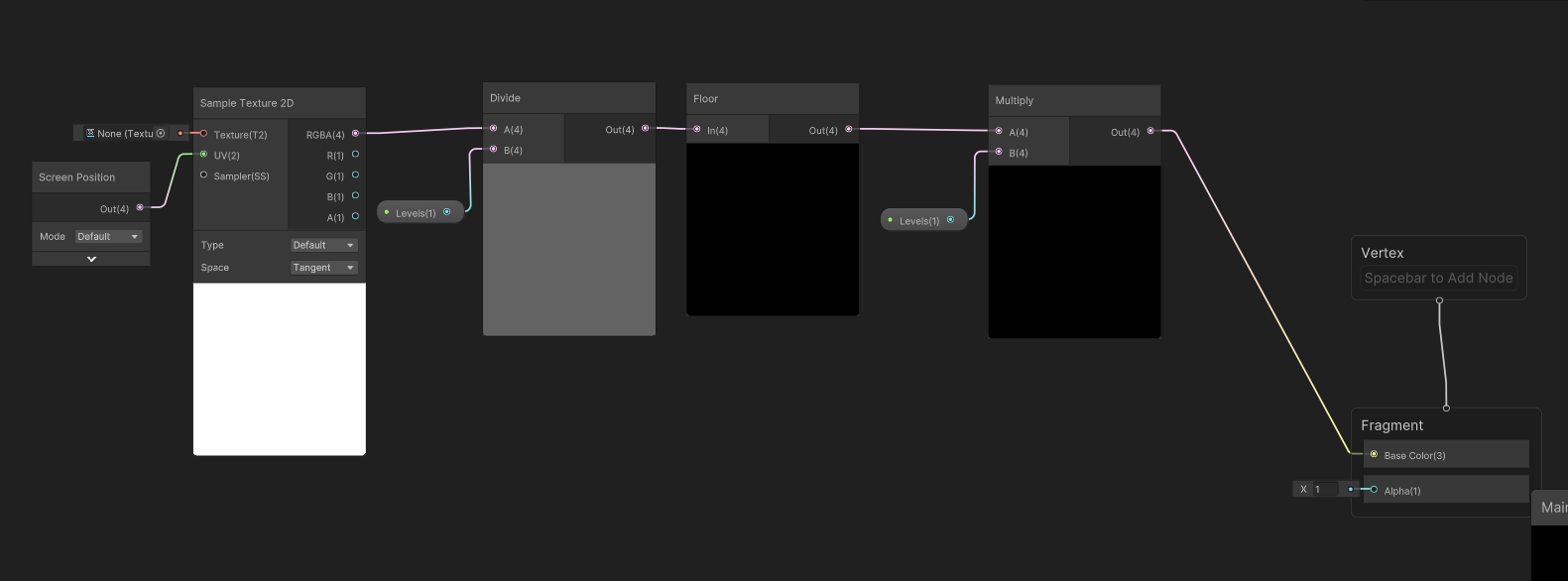 Posterize Shader Graph - Unity Engine - Unity Discussions