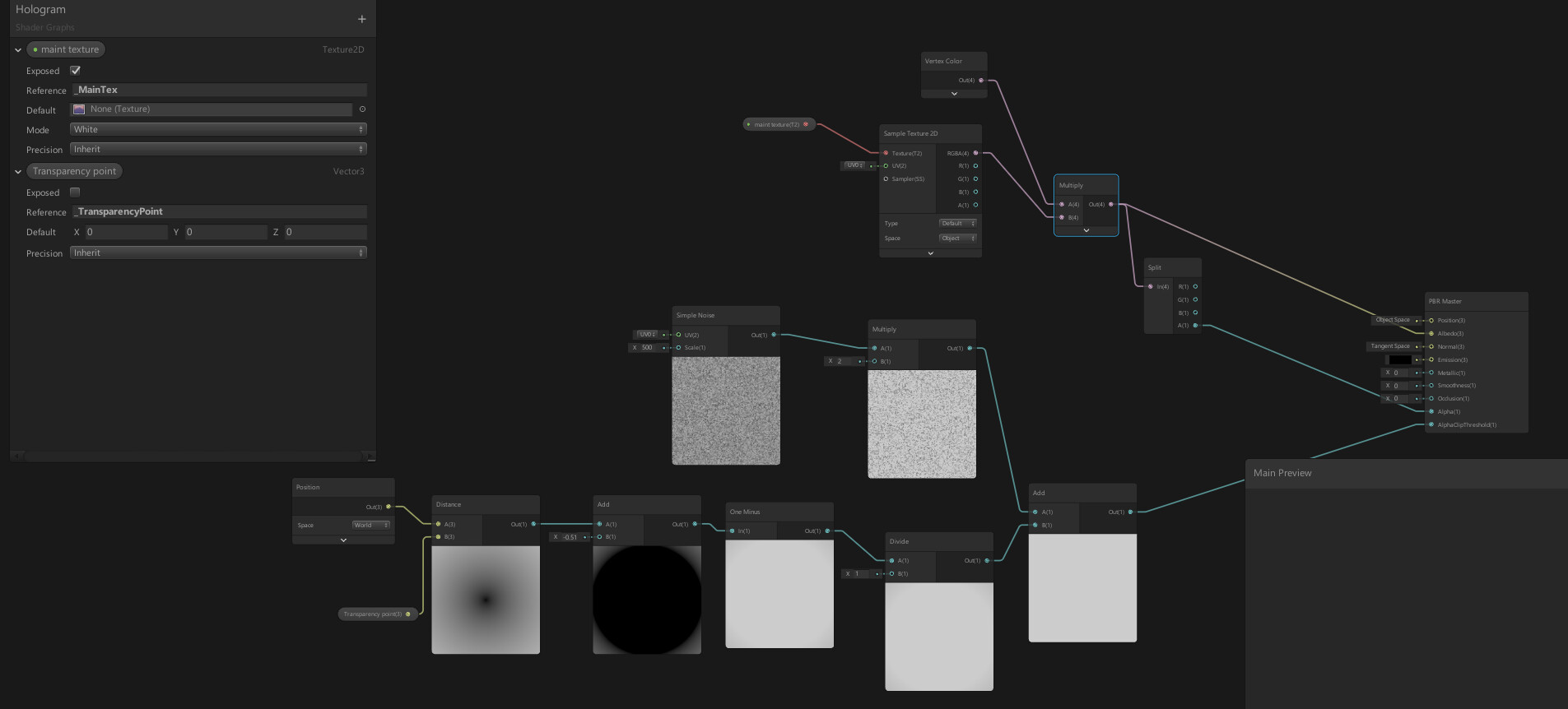 Creating transparency in a specific point of a sprite (very close ...