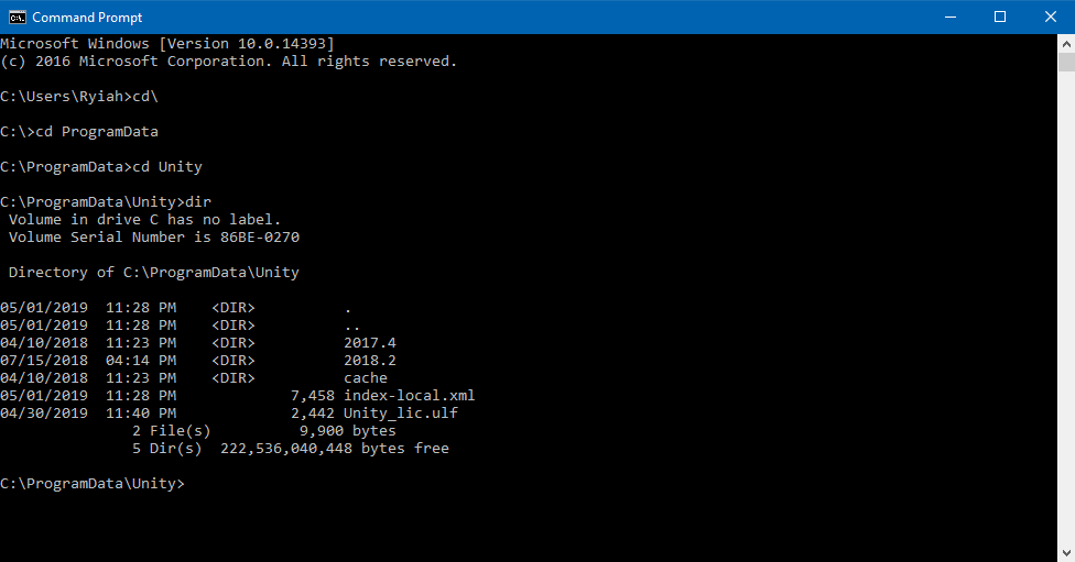Unity Manual Activation After Using A New Computer With Old Datas Getting Started Unity