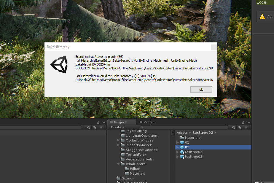 Book of the Dead - Wind bake pivot in to the mesh - Unity Engine - Unity Discussions