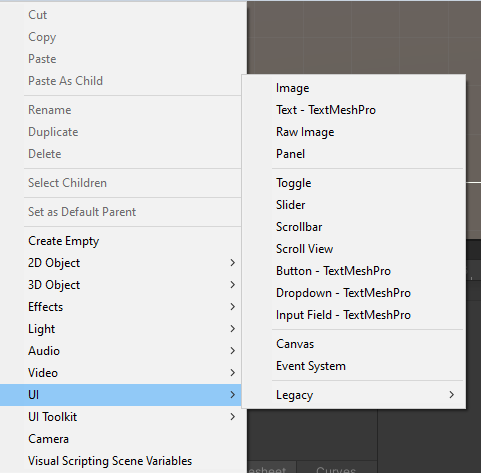 missing Text selection from ui - Unity Engine - Unity Discussions