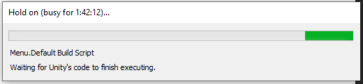 Addressables Build Never Completes No Errors Or Warnings Just Nothing Unity Engine Unity