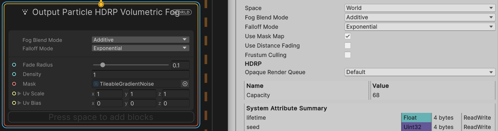 HDRP Volumetric Fog Particle block is missing Mask settings? - Unity Engine - Unity Discussions