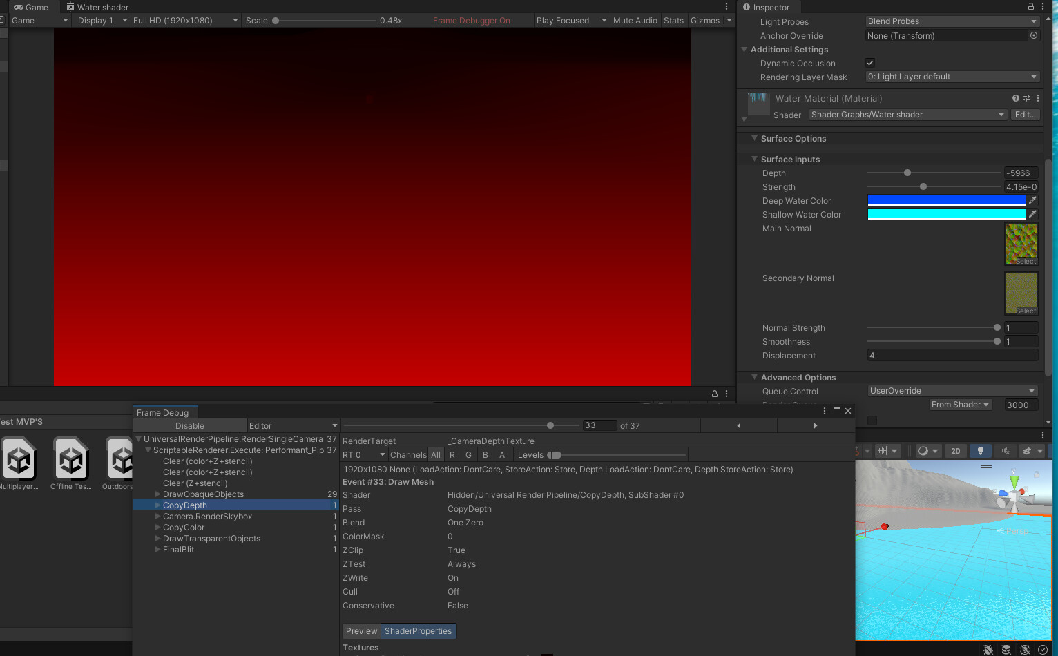 Depth hidden in Unity 2021? - Unity Engine - Unity Discussions
