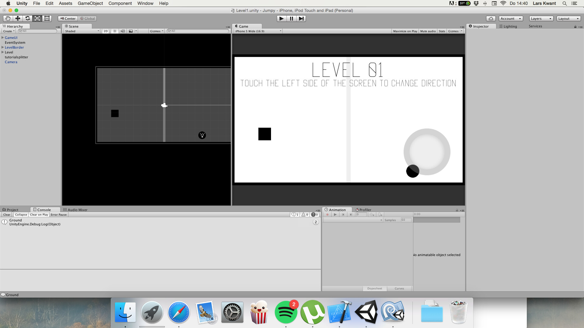 Screen cut off on iPhone 4 when using orthographic camera - Questions ...