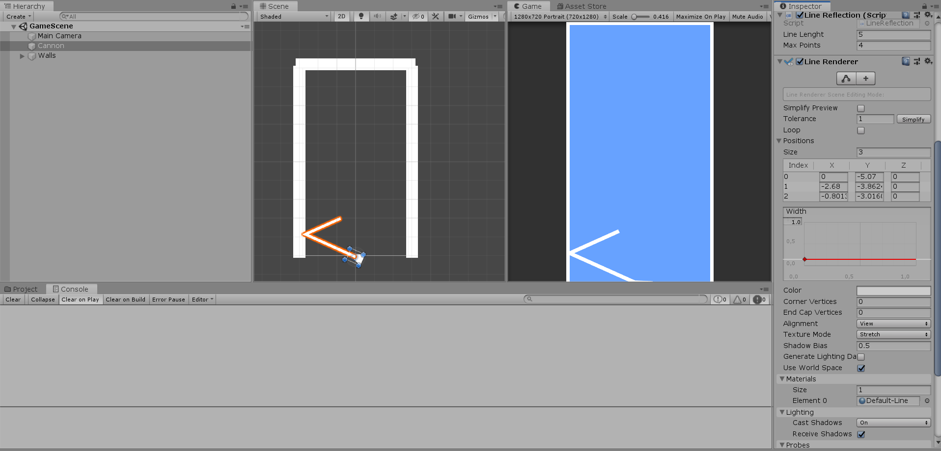 [solved]Problem with Raycast2d and LineRenderer - Questions & Answers - Unity Discussions