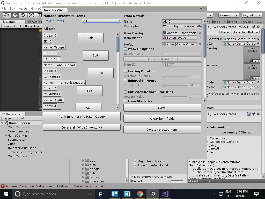Saved image "Instance ID" to JSON changes resulting in errors when unity is restarted. - Unity ...