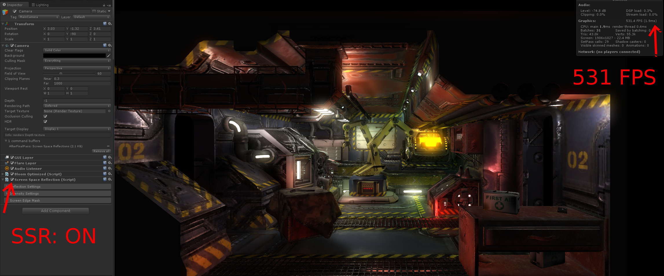 SSR increases FPS up to 10 times - Unity Engine - Unity Discussions