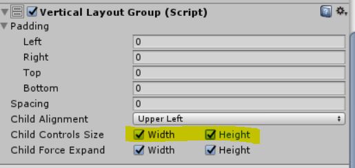 Child alignment of Vertical Layout group does not seem to work - Questions & Answers - Unity ...