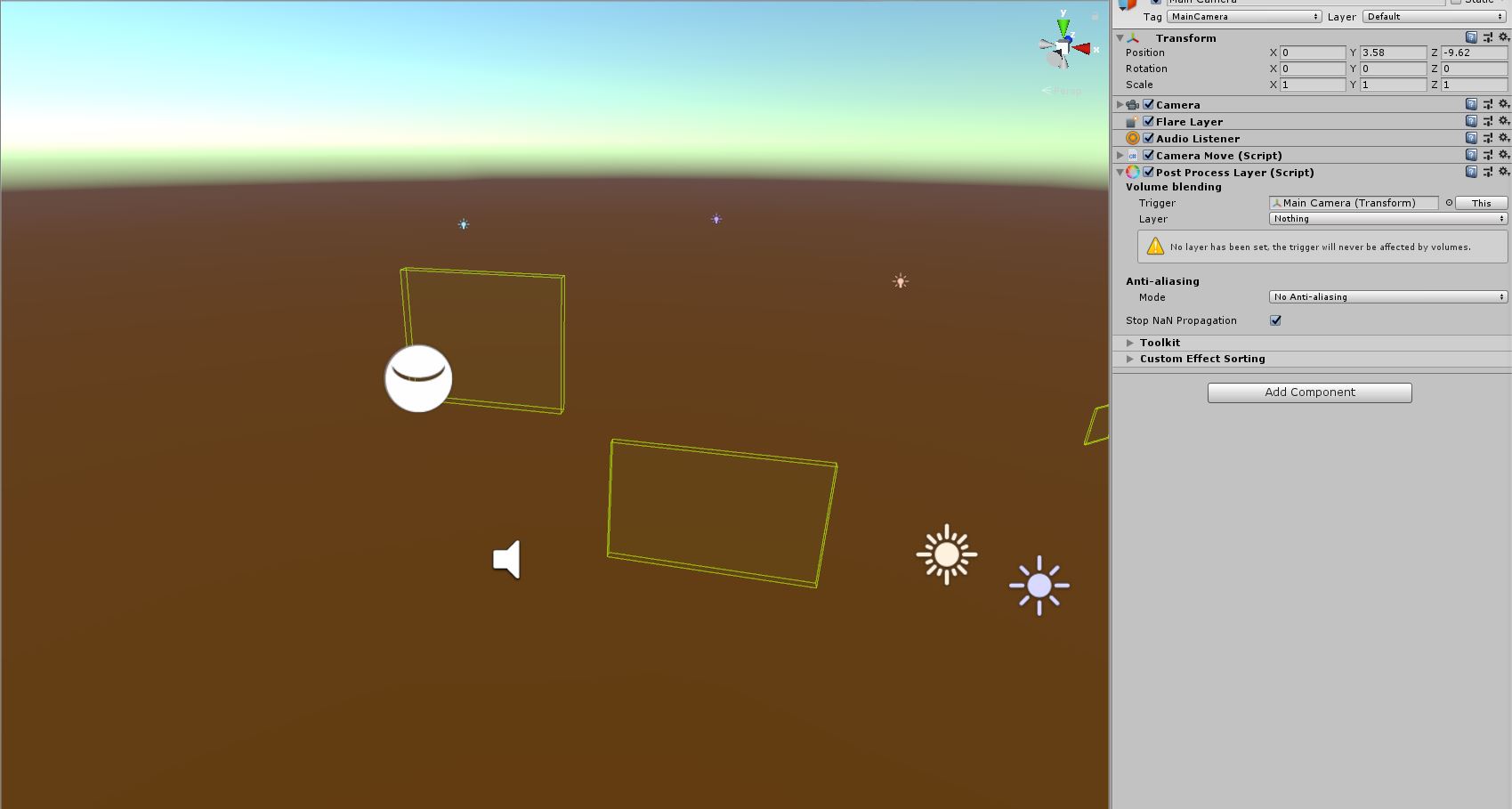 Post Process v2: Post Process Layer hides all meshes? - Questions & Answers - Unity Discussions