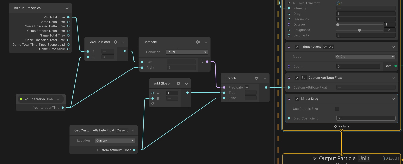 Change a float every X seconds in vfx graph - Unity Engine - Unity Discussions