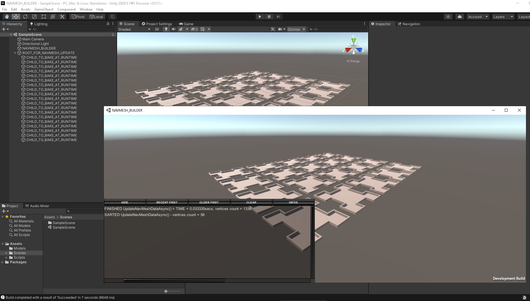 BuildNavMesh on procedurally generated terrain without freeze. - Unity Engine - Unity Discussions