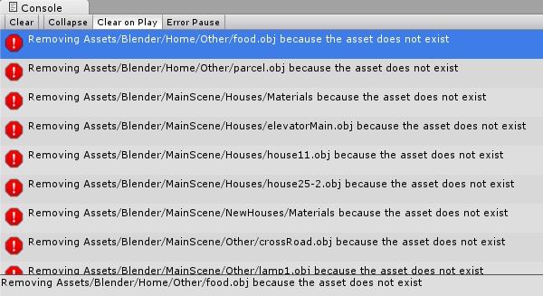 Removing Assets because the asset does not exist - Questions & Answers - Unity Discussions