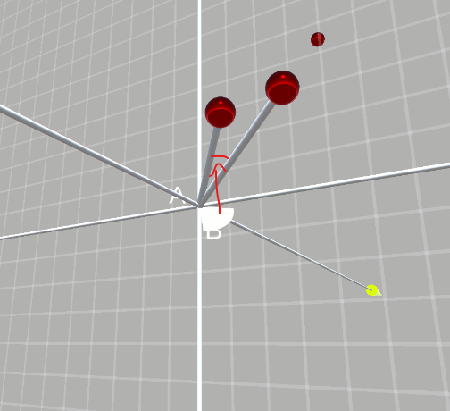 I Want To Show An Angle Image In 3d Between Two Vectors Line Questions And Answers Unity 
