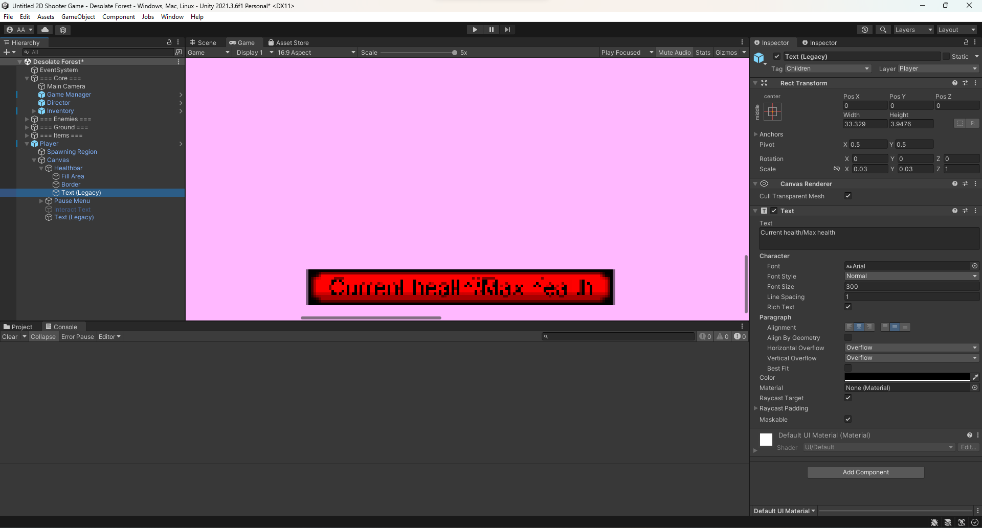 Text Looks Crisp In Scene View But Extremely Blurry In Game View Questions And Answers Unity