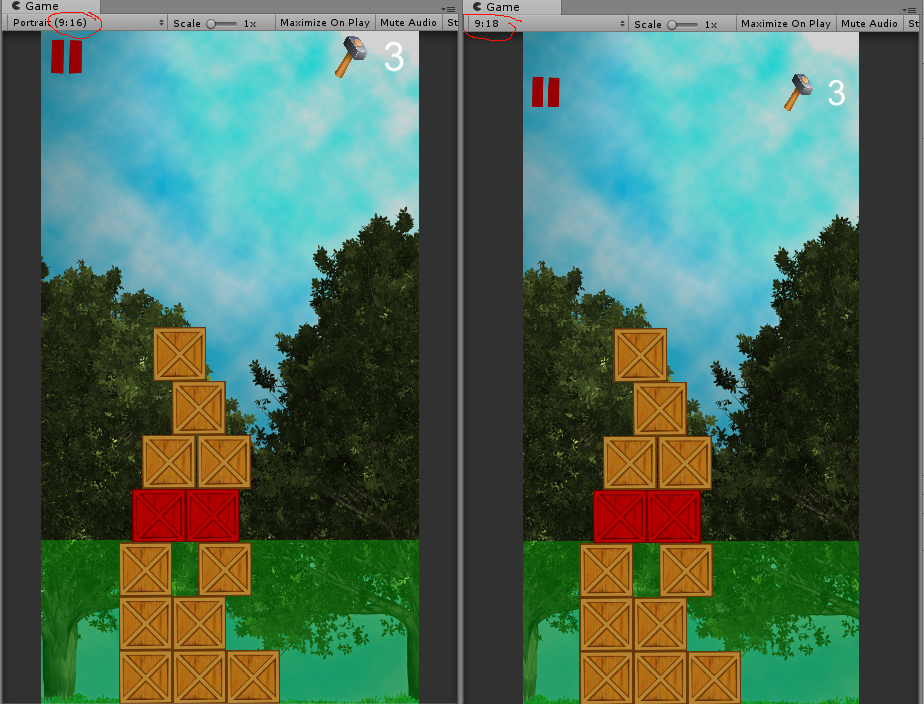 Supporting 918 Aspect Ratio 2d Objects Unity Engine Unity Discussions