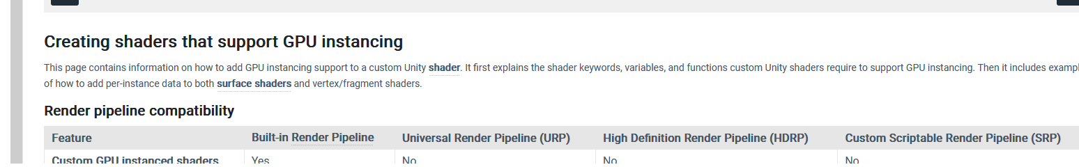 Need help with understanding GPU instancing - Questions & Answers - Unity Discussions